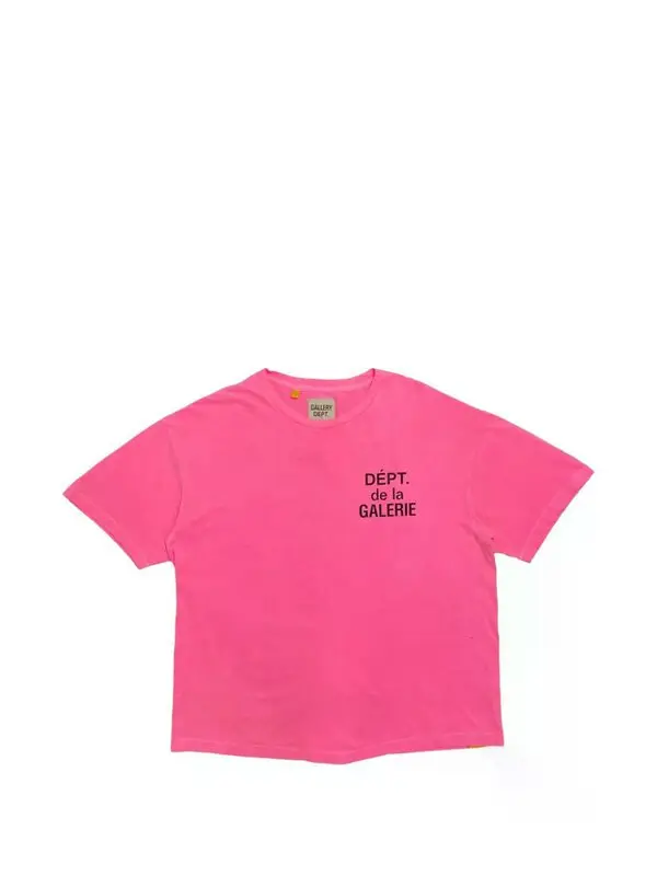 GALLERY DEPT. Logo Short Sleeve T-shirt - Pink