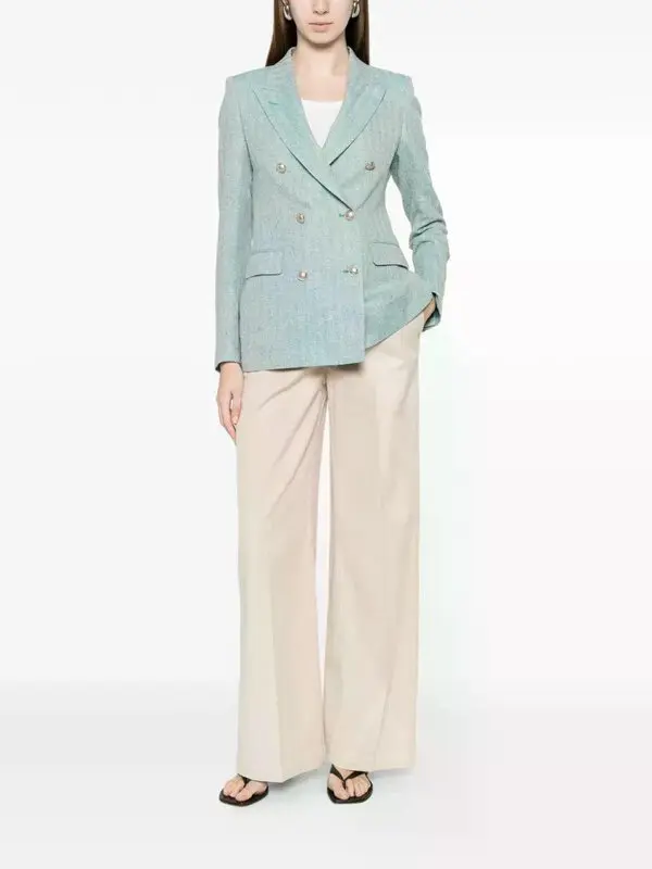 Tagliatore Herringbone Double-breasted Jacket