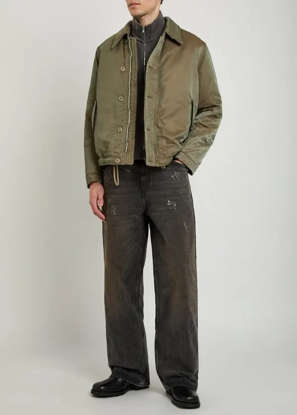 Our Legacy Auto Quilted Twill Jacket - Taupe