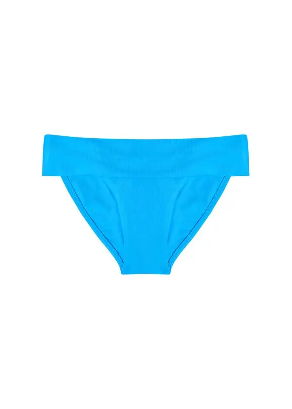 Melissa Odabash Brussels Fold-over Bikini Briefs - Blue