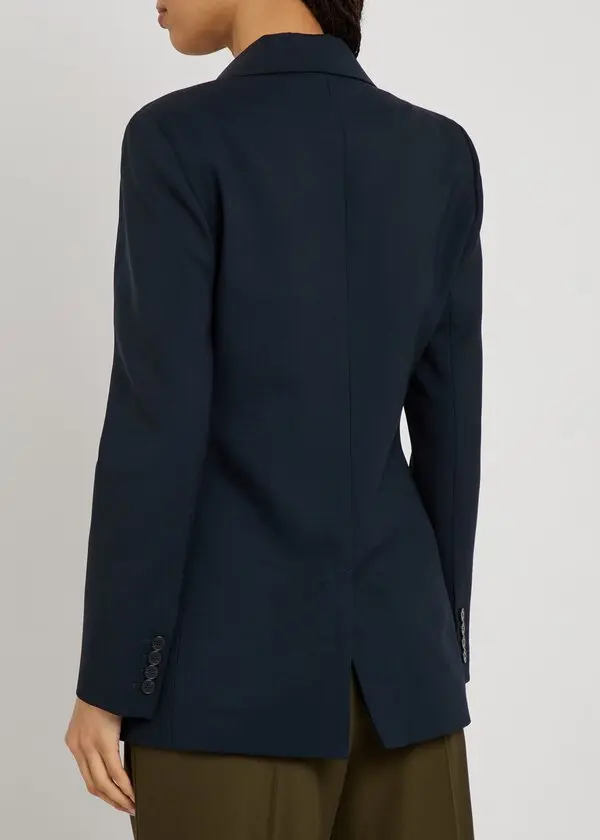 JOSEPH Jackie Stretch-wool Blazer - Navy
