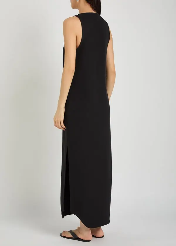 Wardrobe.NYC Stretch-crepe Maxi Dress - Black