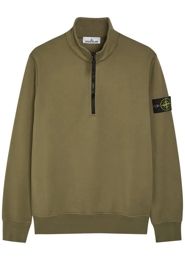 Stone Island Cotton Half-zip Sweatshirt
