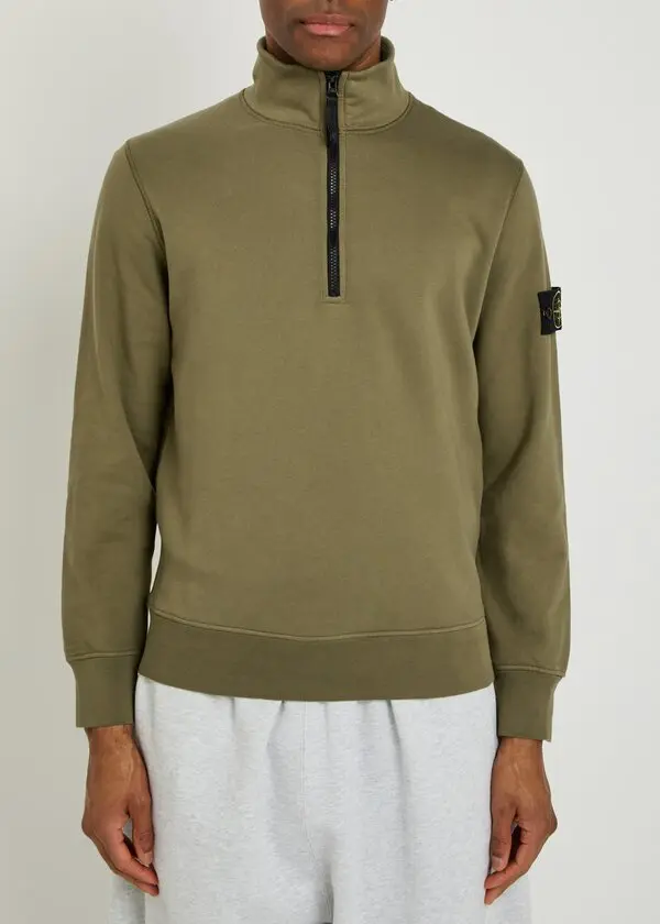Stone Island Cotton Half-zip Sweatshirt