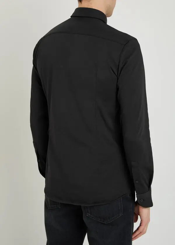 BOSS Hank Jersey Shirt - Black