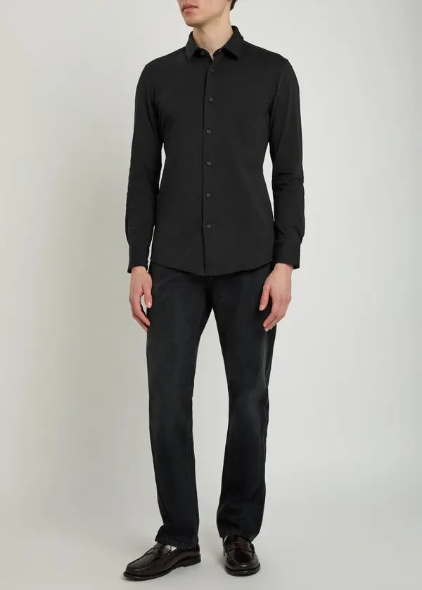BOSS Hank Jersey Shirt - Black