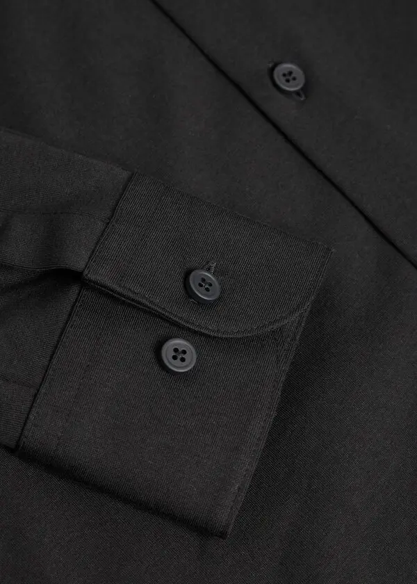 BOSS Hank Jersey Shirt - Black