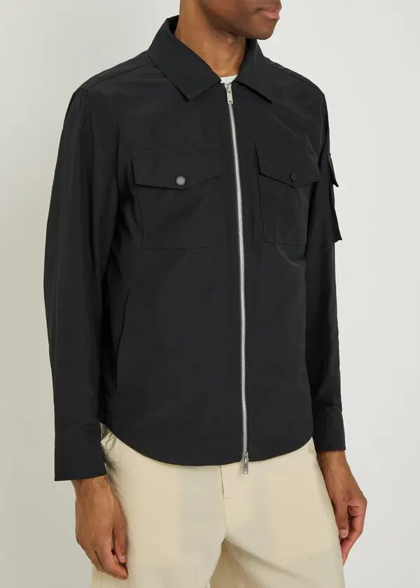 Moose Knuckles Charlesbourg Shell Overshirt - Black