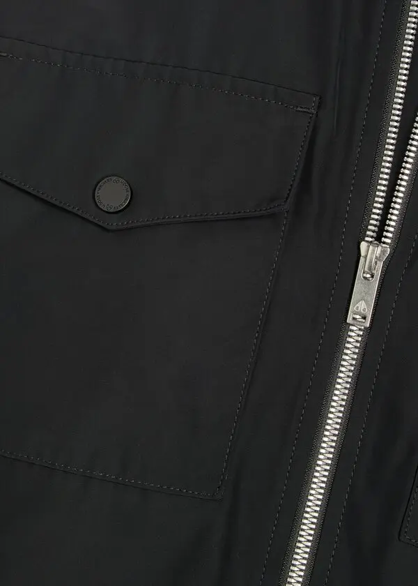 Moose Knuckles Charlesbourg Shell Overshirt - Black