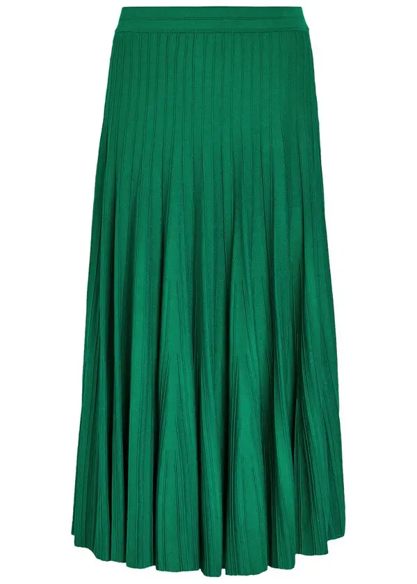 Simkhai Margoux Ribbed Knit Midi Skirt