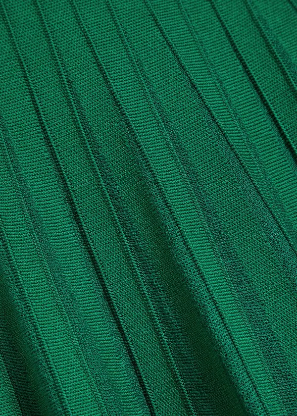 Simkhai Margoux Ribbed Knit Midi Skirt