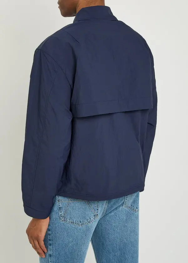 Polo Ralph Lauren Logo-embroidered Crinkled Shell Windbreaker Jacket