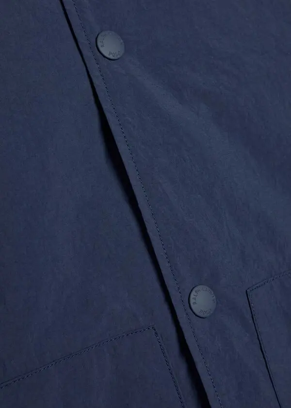 Polo Ralph Lauren Logo-embroidered Crinkled Shell Windbreaker Jacket