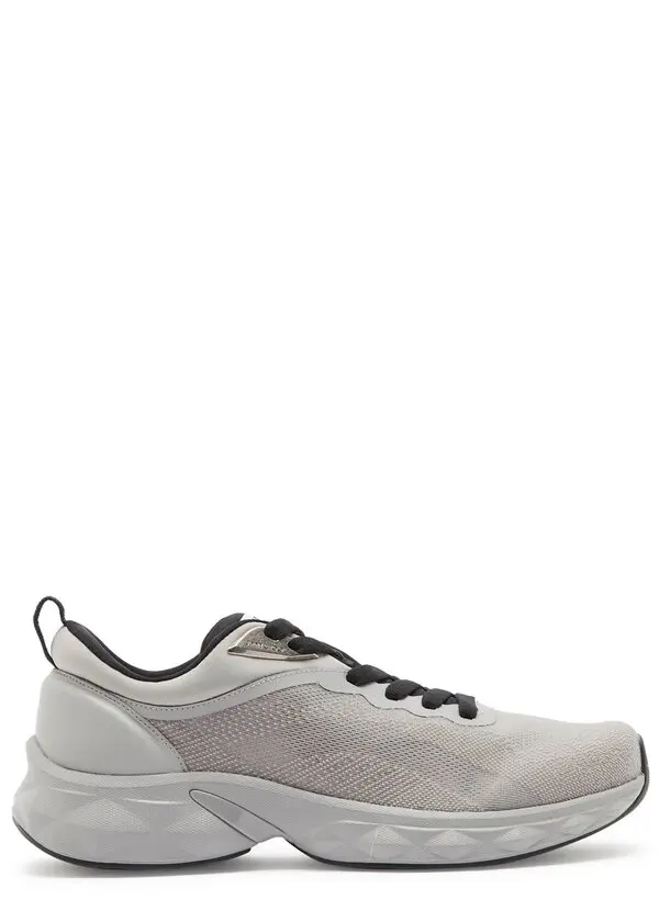 JIMMY CHOO Diamond Run Mesh Sneakers - Grey