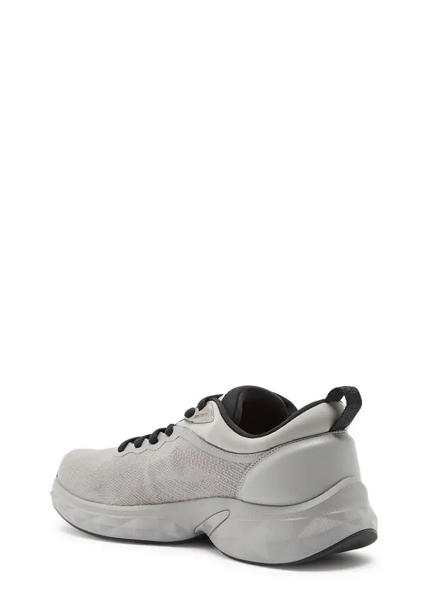 JIMMY CHOO Diamond Run Mesh Sneakers - Grey