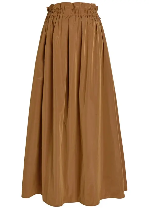 Herno Shell Midi Skirt - Camel