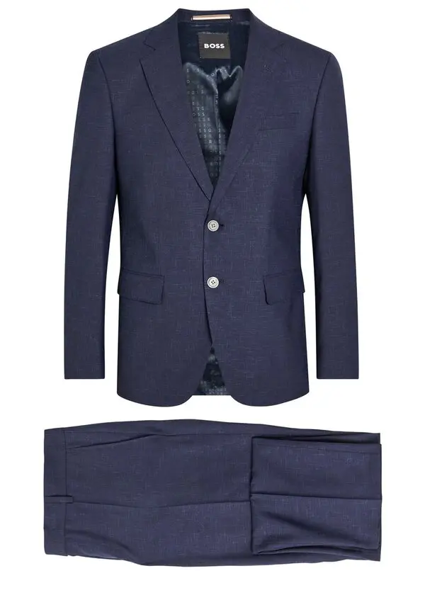 BOSS Woven Suit - Navy