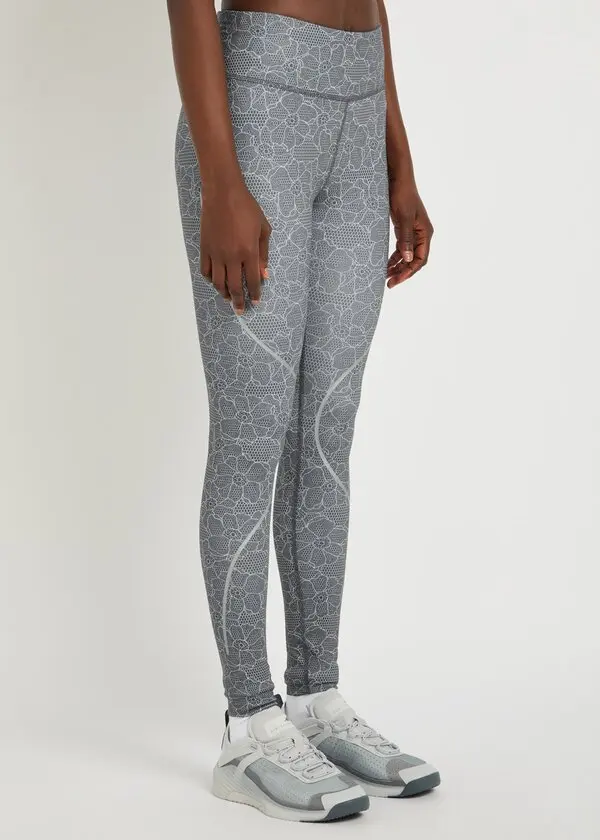 Stella McCartney Adidas X Printed Stretch-jersey Leggings