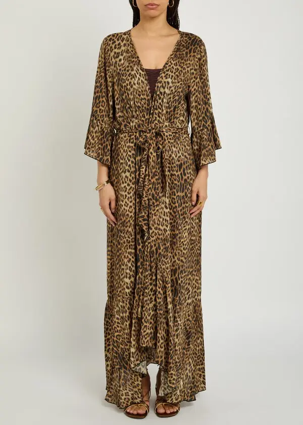 Melissa Odabash Manon -print Woven Cover-up Robe