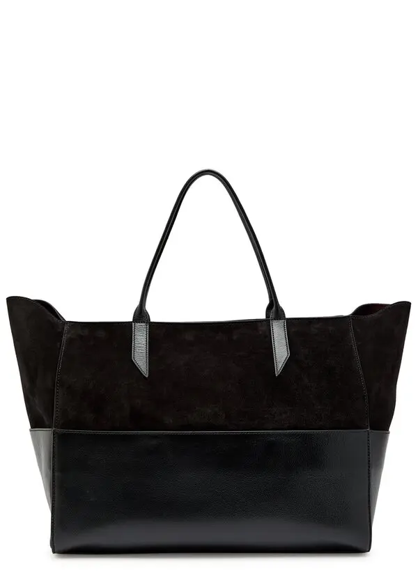 METIER Incognito 42 Suede Tote Bag - Black