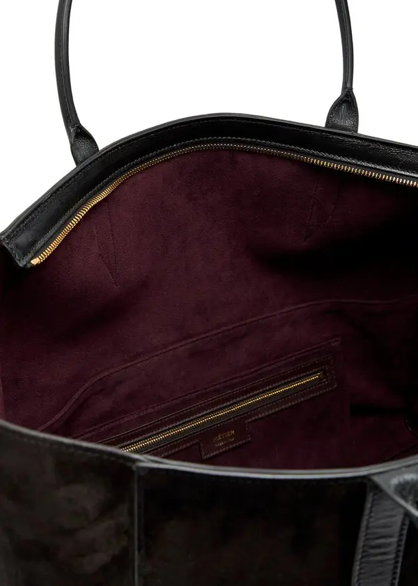 METIER Incognito 42 Suede Tote Bag - Black