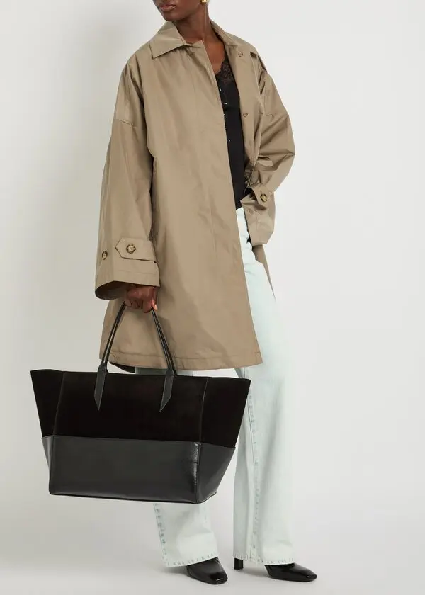 METIER Incognito 42 Suede Tote Bag - Black