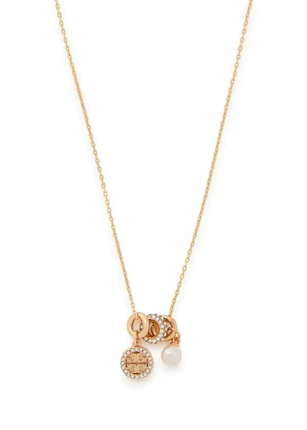 Tory Burch Icon 18kt -plated Necklace - Gold