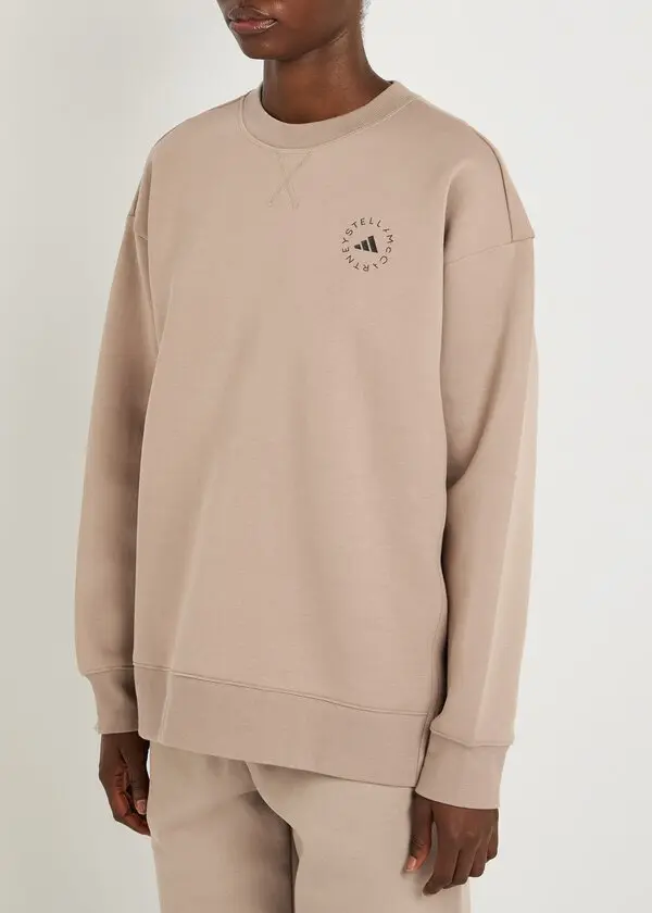 Stella McCartney Adidas X Logo-print Cotton Sweatshirt