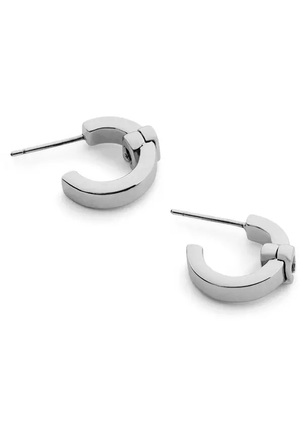 COACH Logo Hoop Earrings