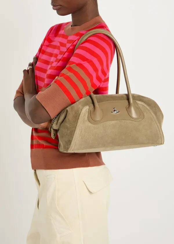 VIVIENNE WESTWOOD Shirley Small Suede Holdall