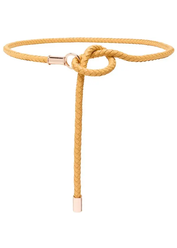 Gabriela Hearst Rope Leather Belt - Beige