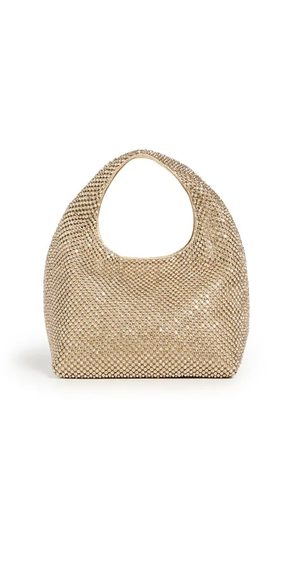 LOEFFLER RANDALL Kenzie Mini Bucket Clutch - Shadow Gold