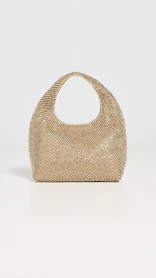 LOEFFLER RANDALL Kenzie Mini Bucket Clutch - Shadow Gold