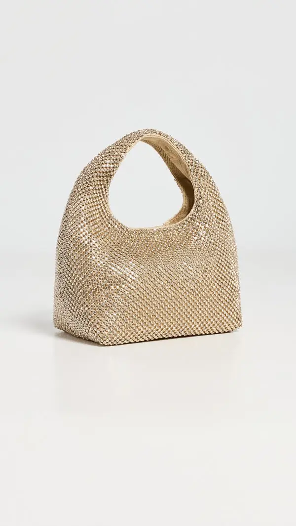 LOEFFLER RANDALL Kenzie Mini Bucket Clutch - Shadow Gold