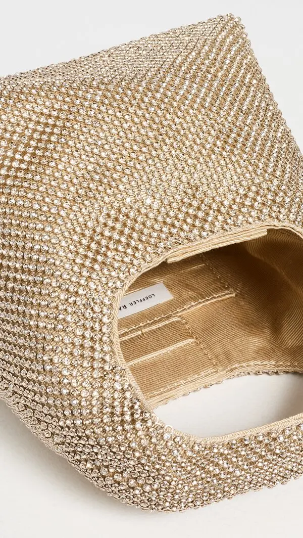LOEFFLER RANDALL Kenzie Mini Bucket Clutch - Shadow Gold