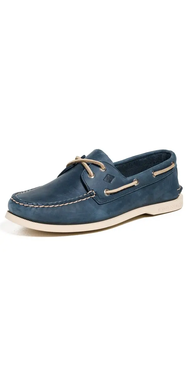 Sperry Authentic Original 2-eye Nubuck Boat Shoe - Navy