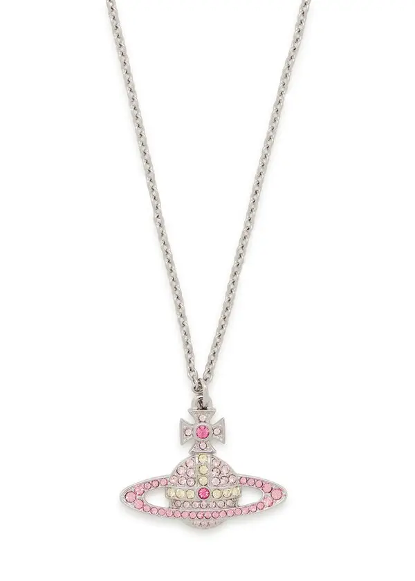 VIVIENNE WESTWOOD Kika Crystal-embellished Orb Necklace - Pink