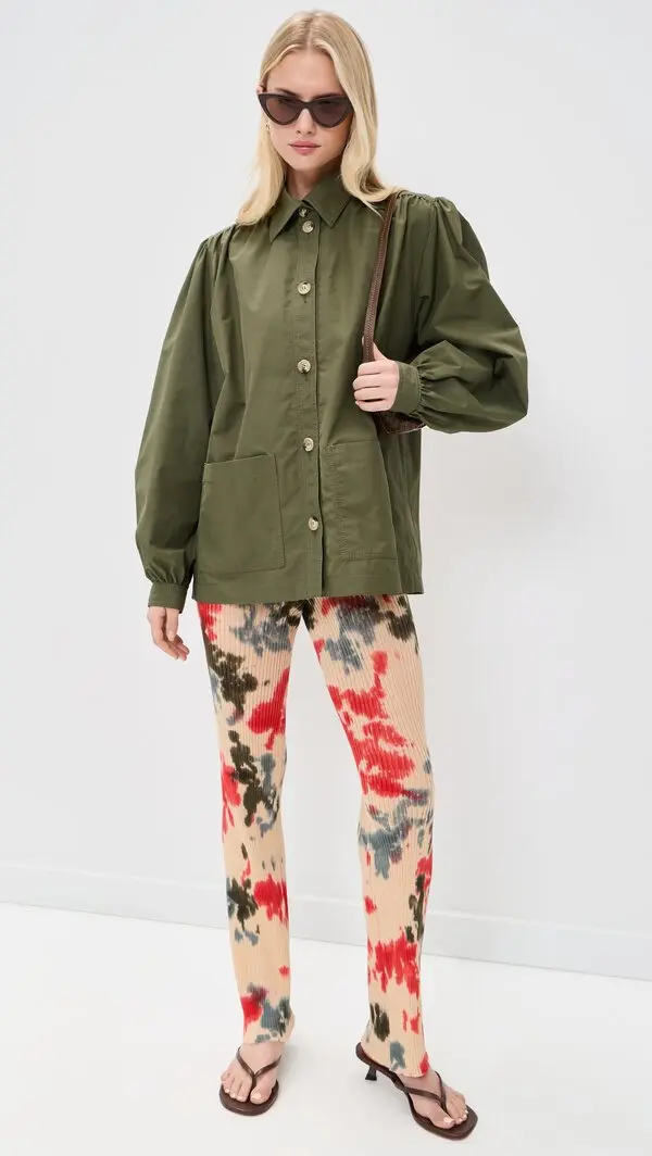 Rodebjer Monica Tie-dye Ribbed Knit Pants
