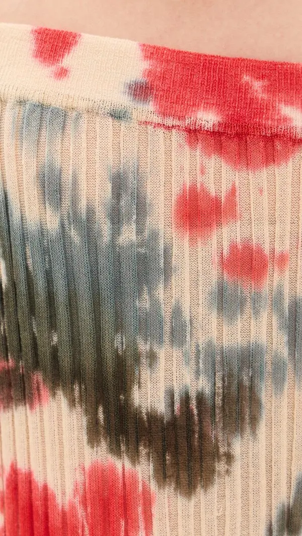 Rodebjer Monica Tie-dye Ribbed Knit Pants