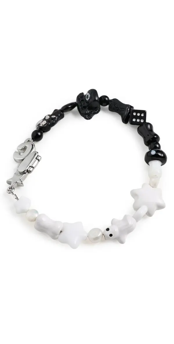 IAN CHARMS The Lancer Bracelet - White, Black