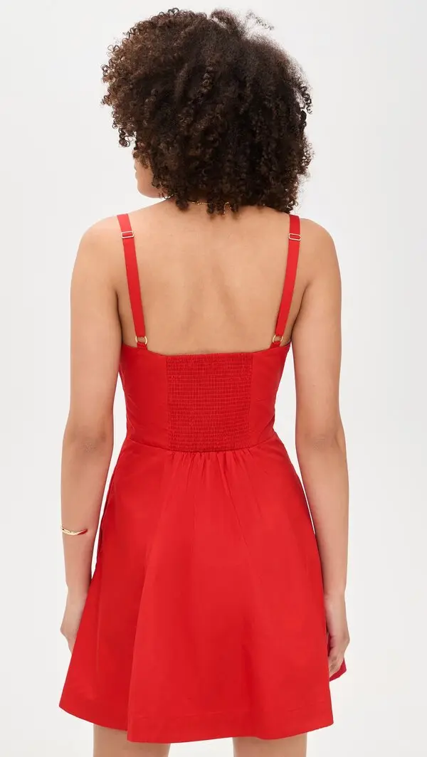 Hill House Home The Margot Mini Dress - Red | Editorialist