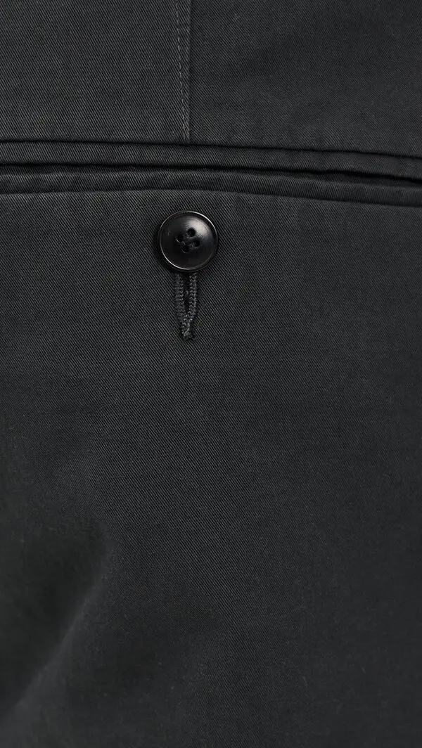 Madewell Cotton Twill Single Pleat Pants