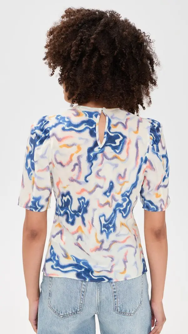 Ulla Johnson Corine Silk Top - Prism