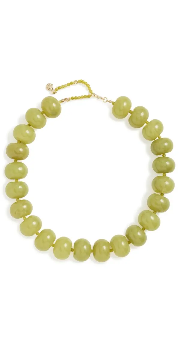 Baublebar Joan Semi Precious Necklace - Olive