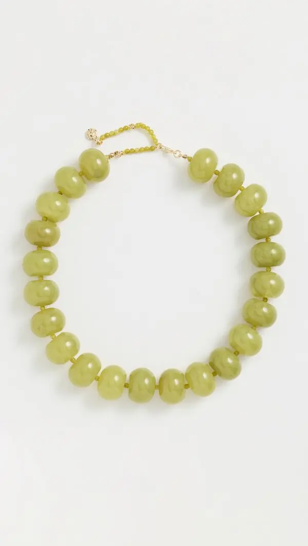 Baublebar Joan Semi Precious Necklace - Olive