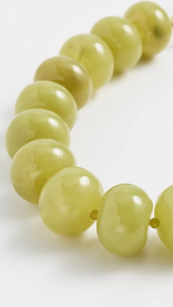 Baublebar Joan Semi Precious Necklace - Olive