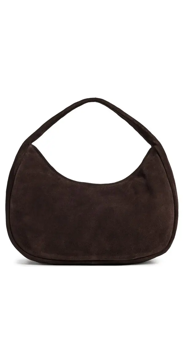 ST. AGNI Suede Bon Bon Bag - Coffee