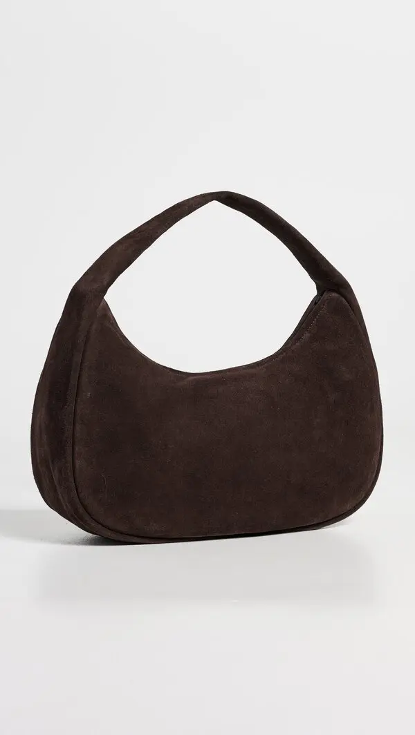 ST. AGNI Suede Bon Bon Bag - Coffee