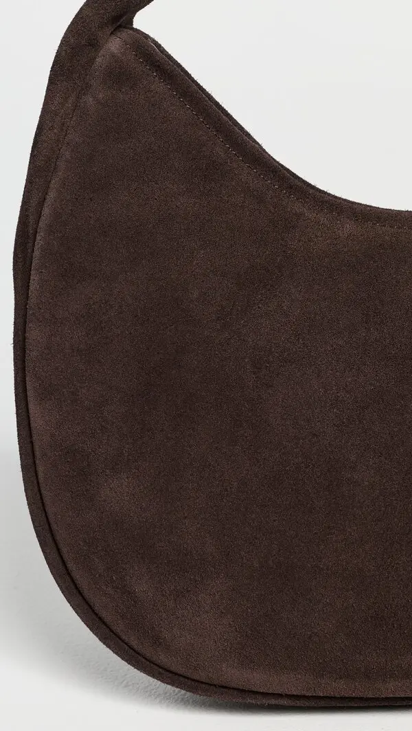 ST. AGNI Suede Bon Bon Bag - Coffee