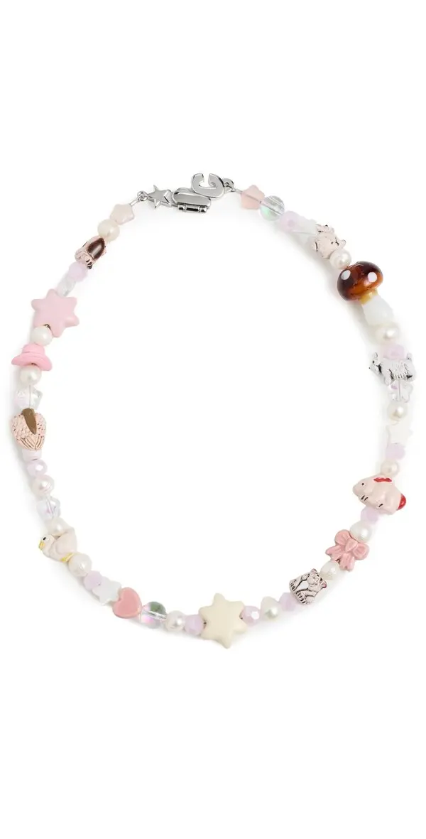 IAN CHARMS Beaded Necklace - Multicolor